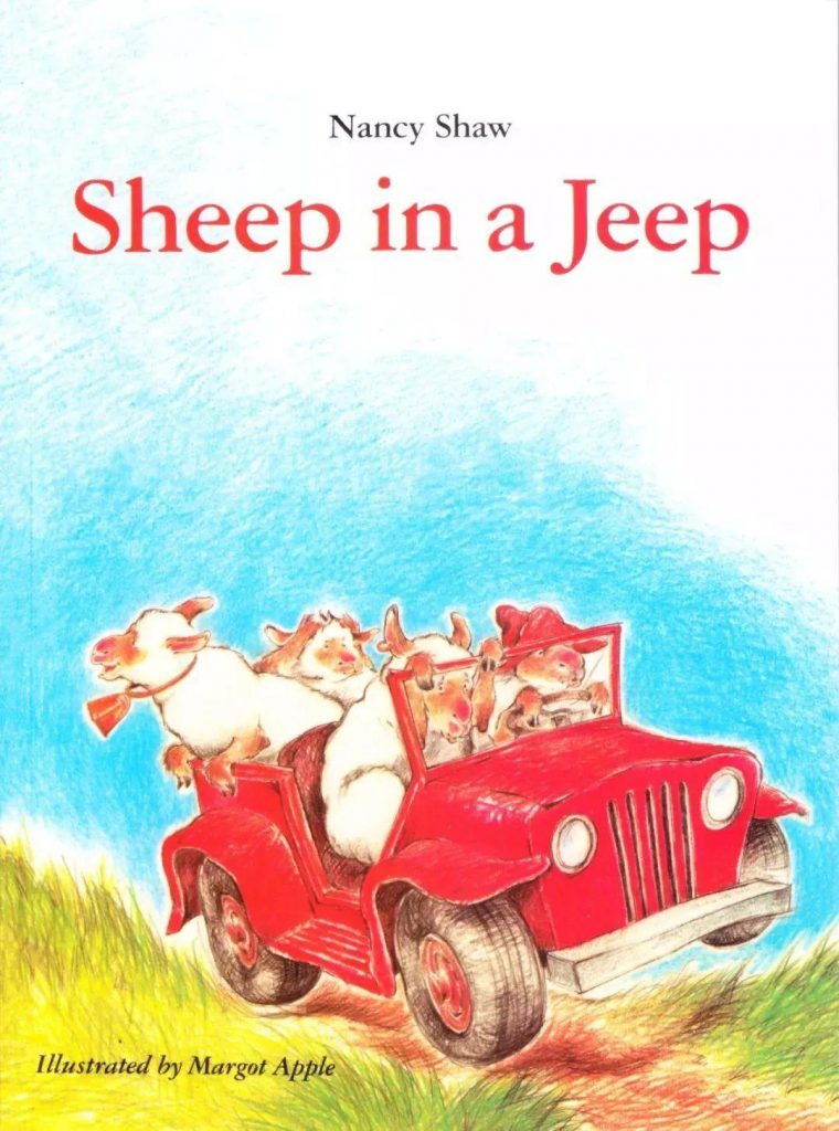 Sheep in a Jeep小羊开吉普 电子绘本PDF 百度云网盘下载 | 咿呀启蒙yiyaqimeng.com