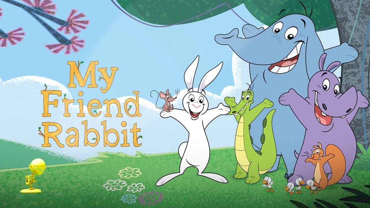 My friend rabbit 我的兔子朋友英文动画+绘本 百度云网盘下载 | 咿呀启蒙yiyaqimeng.com