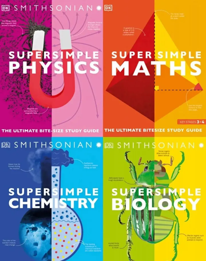 《Super Simple极简系列》四册/数学/物理/化学/生物教材 电子版PDF 百度云网盘下载 | 咿呀启蒙yiyaqimeng.com