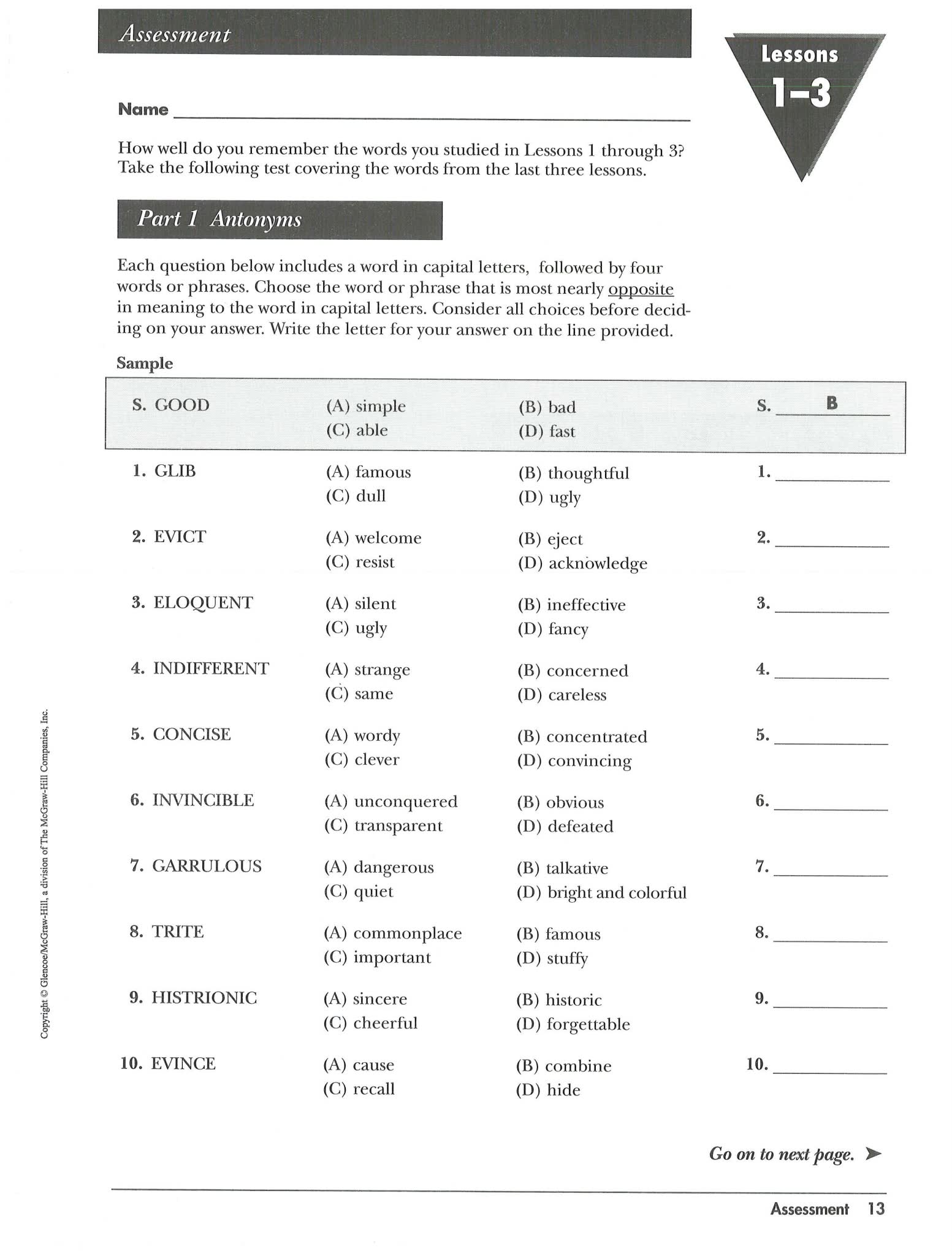 Glencoe Vocabulary Builder Course1-7学生词汇教材电子版PDF 百度云网盘下载 | 咿呀启蒙 ...