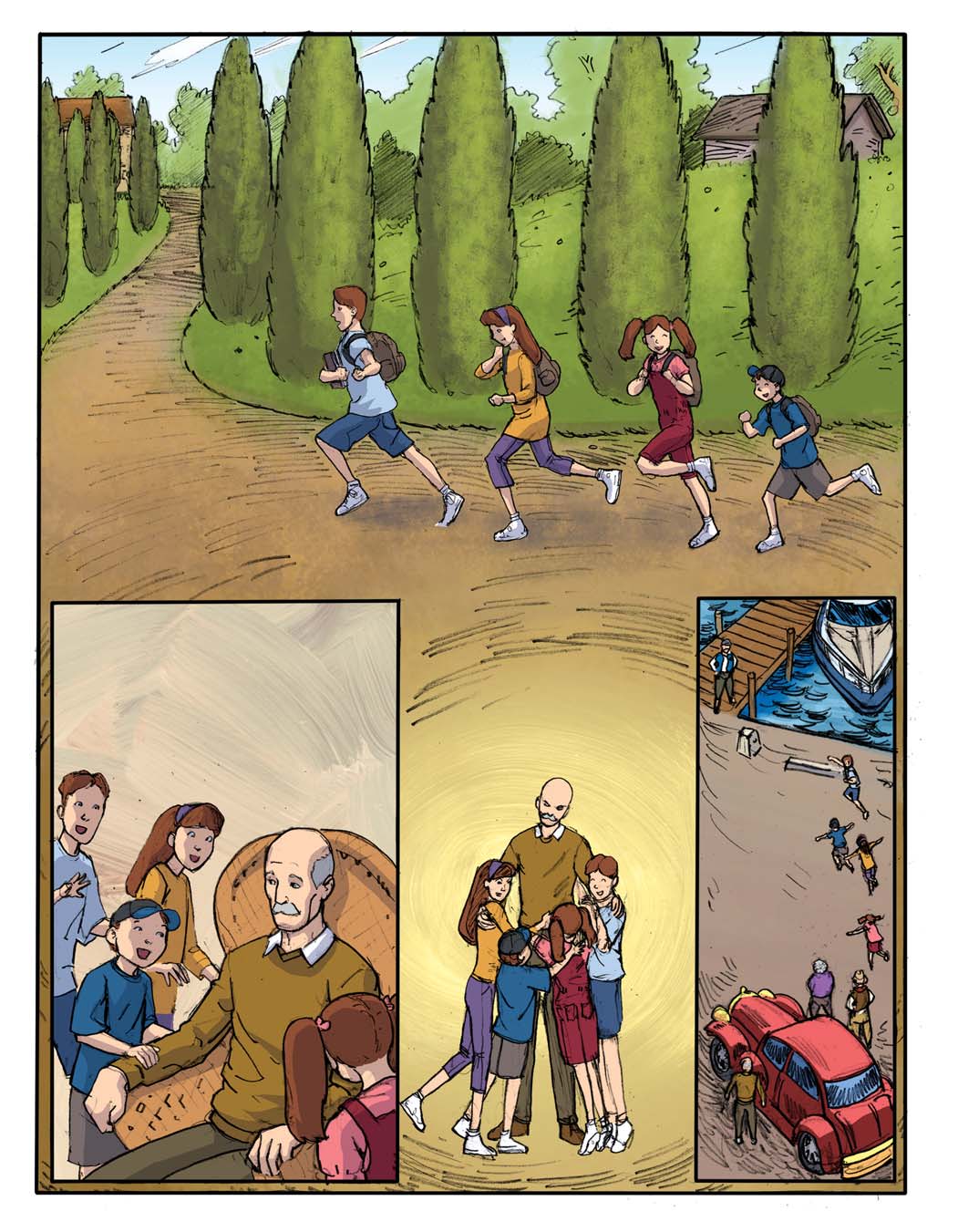 《The Boxcar Children Graphic Novels》1-18册全彩漫画棚车少年英文绘本电子版PDF 百度云网盘下载 ...