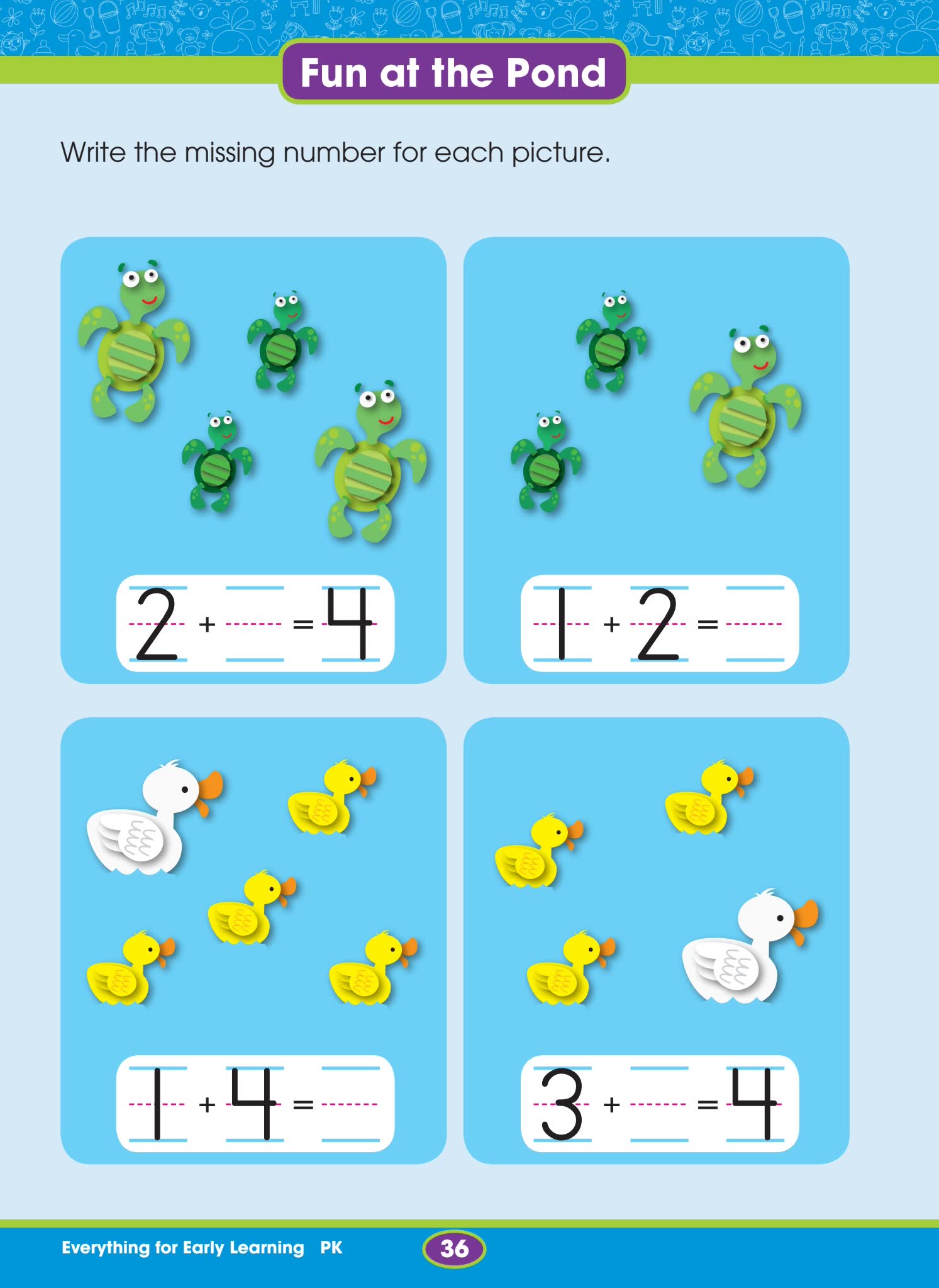 幼小衔接原版综合练习册Everything for Early Learning电子版PDF 百度云网盘下载 | 咿呀启蒙yiyaqimeng.com