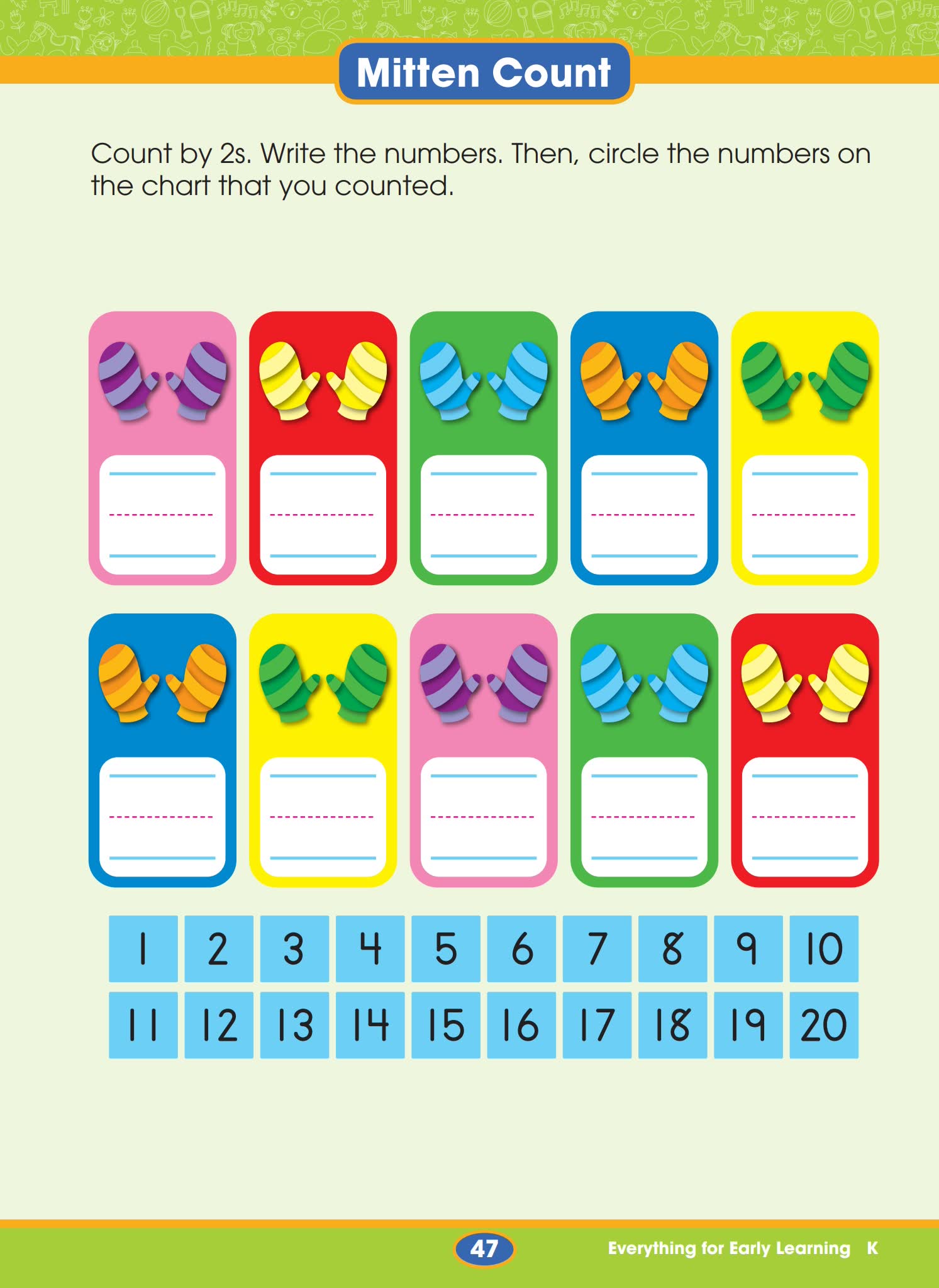 幼小衔接原版综合练习册Everything for Early Learning电子版PDF 百度云网盘下载 | 咿呀启蒙yiyaqimeng.com