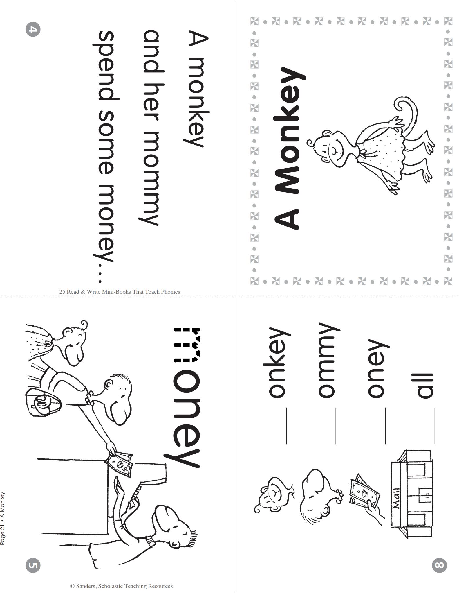 学乐自然拼读迷你练习册 25 Read & Write Mini-books 电子版PDF 百度云网盘下载 | 咿呀启蒙yiyaqimeng.com