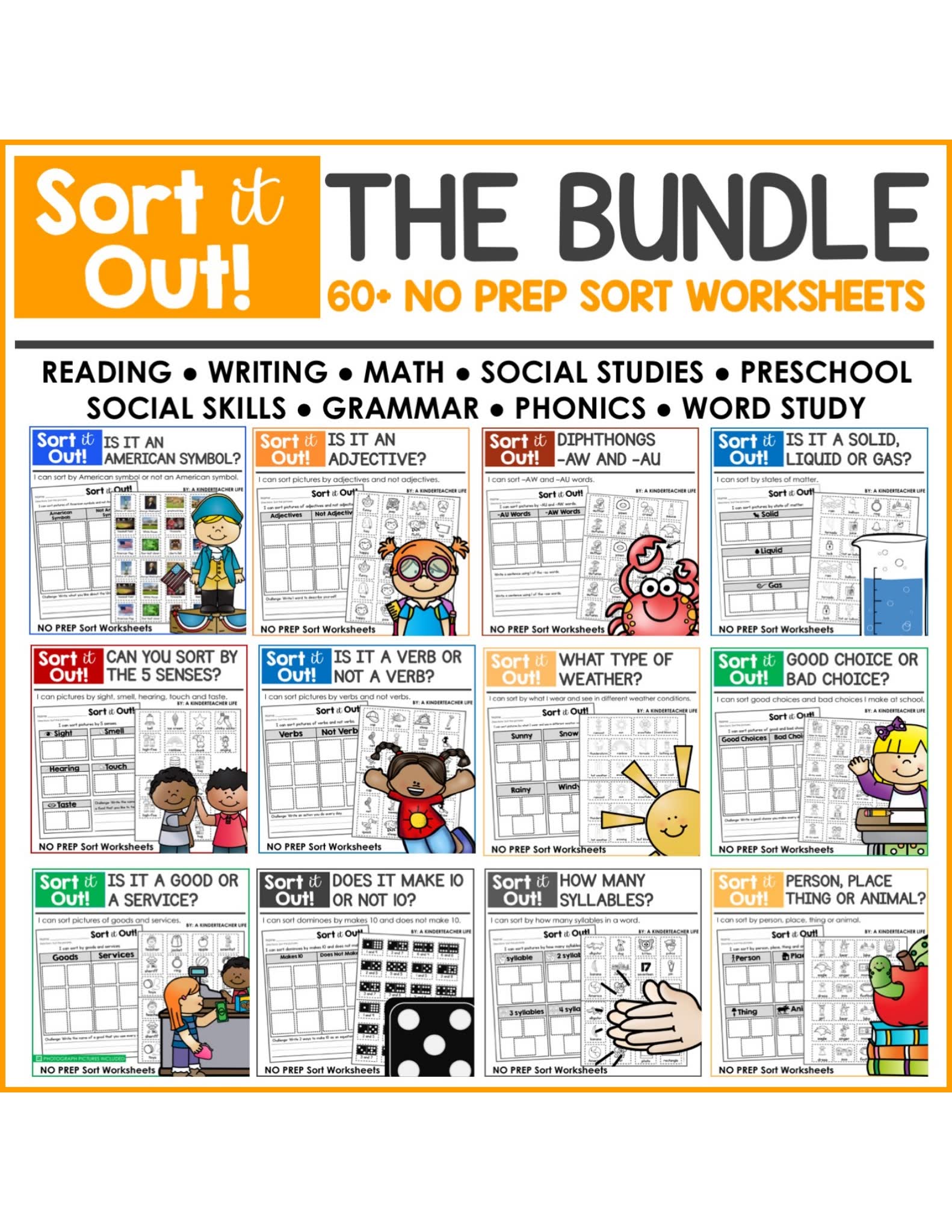 英文原版Sort it out分类练习册 电子版PDF 百度云网盘下载 | 咿呀启蒙yiyaqimeng.com