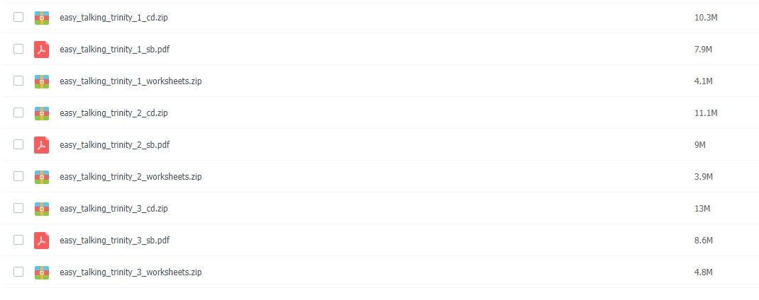 少儿英语口语easy talking trinity教材 电子版PDF 百度云网盘下载 | 咿呀启蒙yiyaqimeng.com