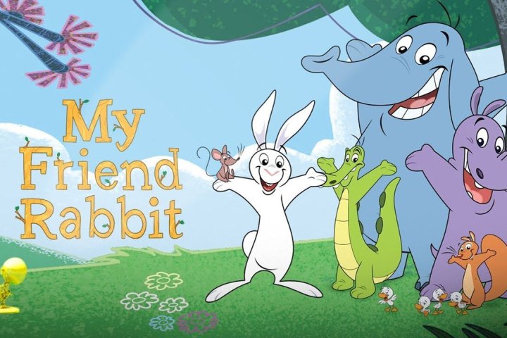 My friend rabbit 我的兔子朋友英文动画+绘本 百度云网盘下载 | 咿呀启蒙yiyaqimeng.com