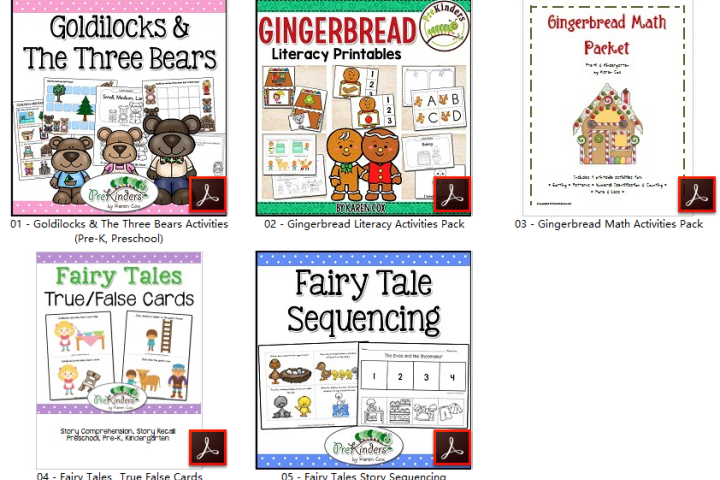 《Fairy Tales BUNDLE》五册英文童话故事第二辑电子版PDF 百度云网盘下载 | 咿呀启蒙yiyaqimeng.com