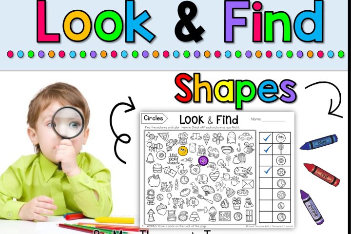 专注力训练英文游戏练习册 Look & Find 电子版PDF 百度云网盘下载 | 咿呀启蒙yiyaqimeng.com